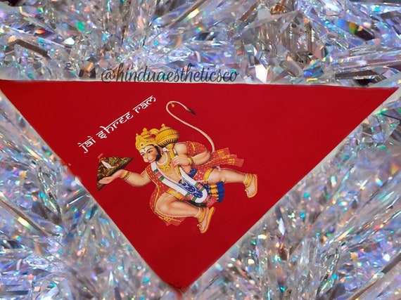 Large Hanuman Ji Jhanda flag Without Border | Etsy