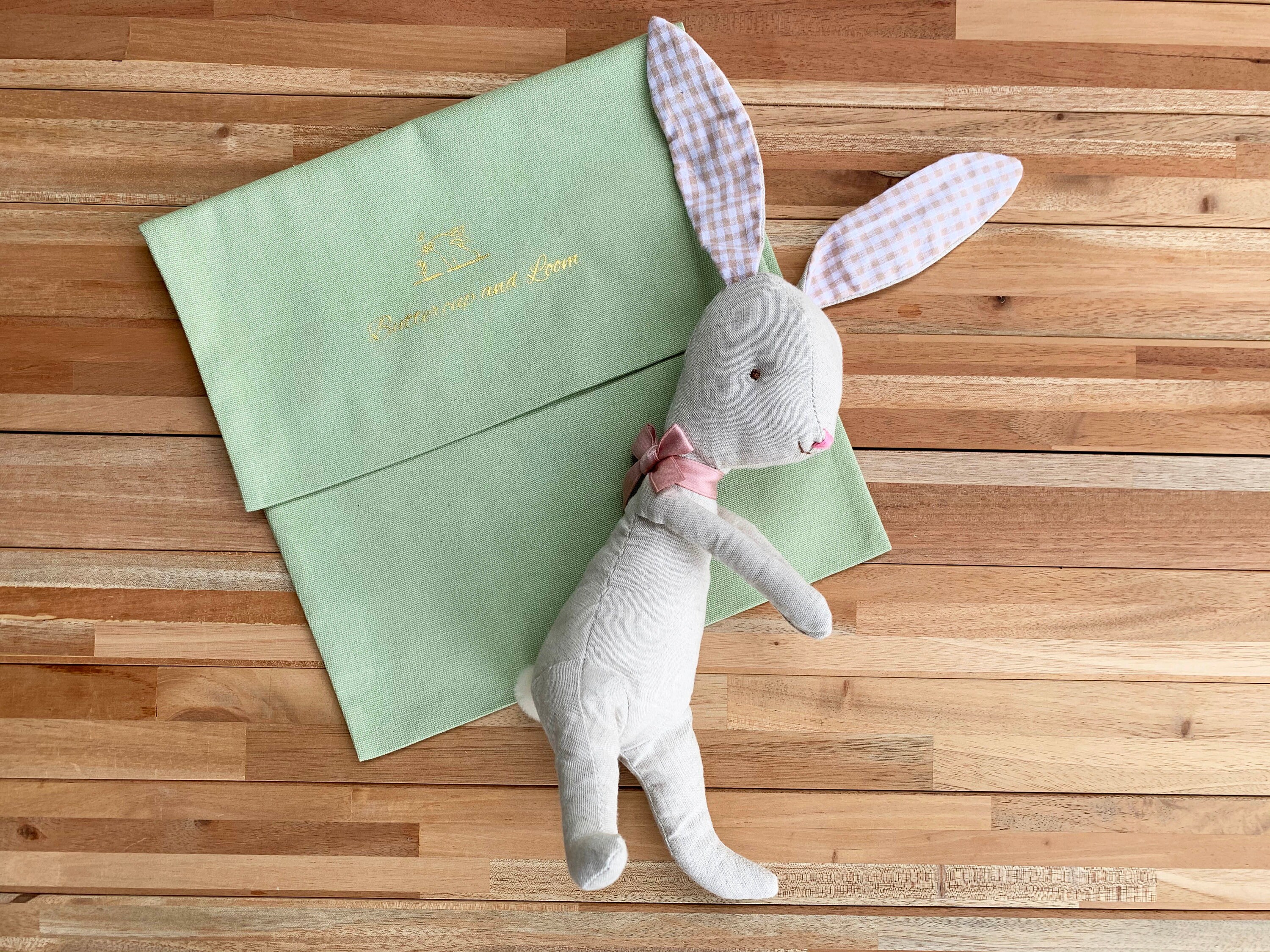 Bunny Cotton Linen Doll Stuffed Animal Toy Rabbit Rag Doll Toy Easter ...