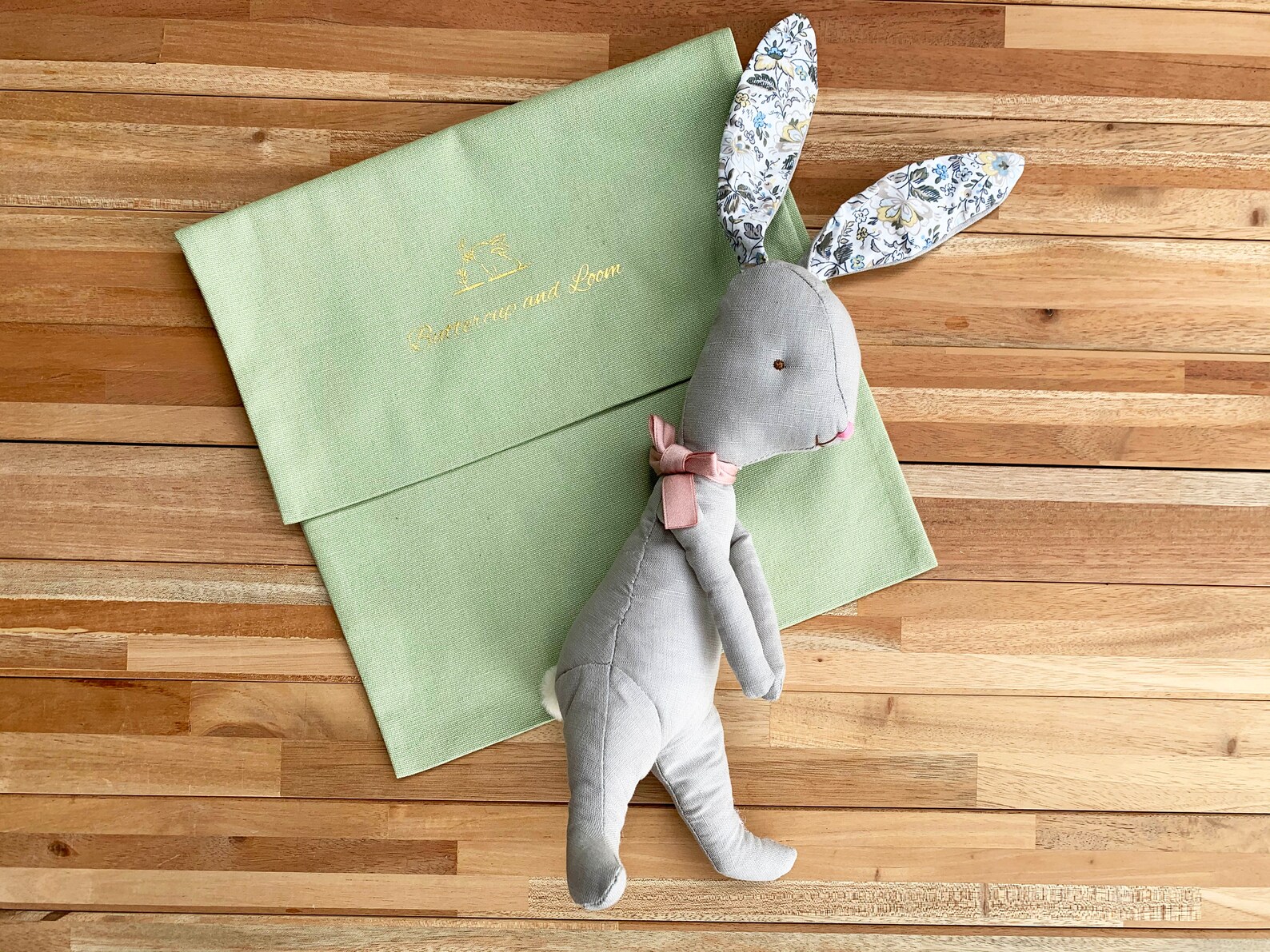 Bunny Cotton Linen Doll Stuffed Animal Toy Rabbit Rag Doll Toy Easter ...