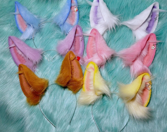 Handmade Clip on Pony Ears, Choose Your Colours - Etsy