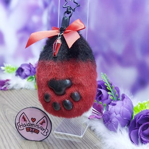 Alastor Keychain Cat Paw SCENTED Hazbin Hotel | Kemonomimi Nekomimi - Etsy