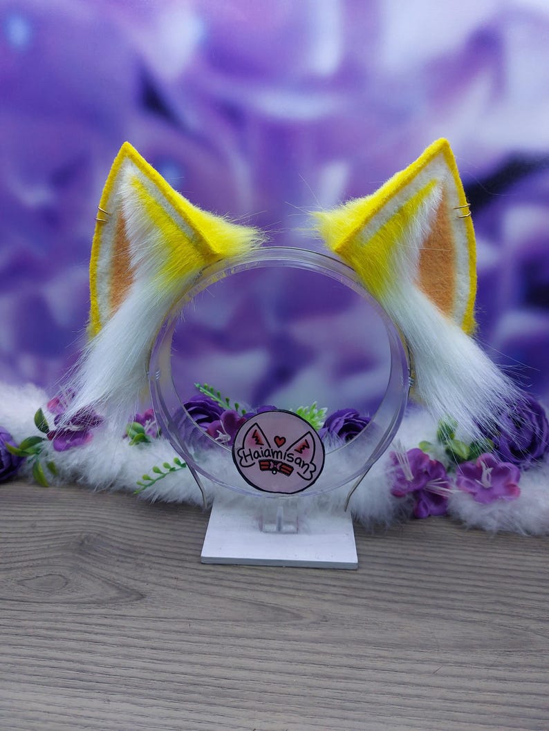 Faux Fur Ears for Cosplay Sonic, Shadow, Tails E Amy Ears | Nekomimi ...