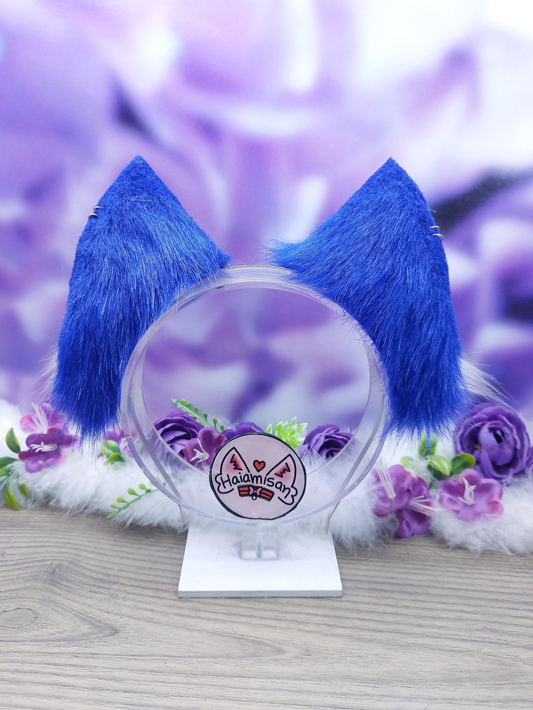 Faux Fur Ears for Cosplay Sonic, Shadow, Tails E Amy Ears | Nekomimi ...