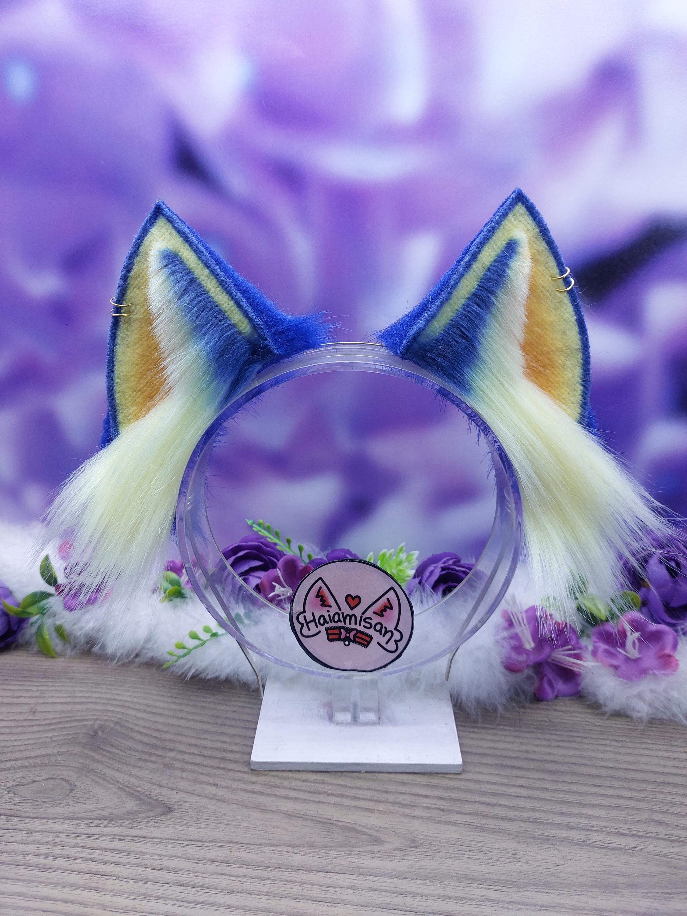 Faux Fur Ears for Cosplay Sonic, Shadow, Tails E Amy Ears | Nekomimi ...