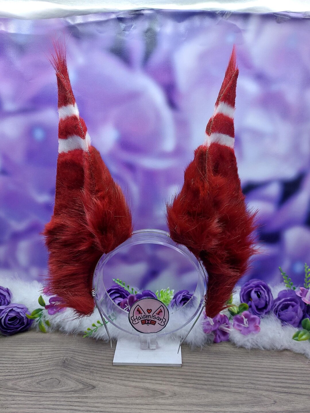 Xayah LOL Base Skin Faux Fur Ears Cosplay | Nekomimi Kemonomimi ...