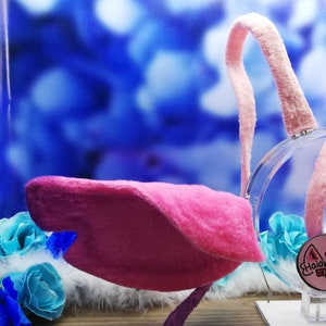 Stitch and Angel Ears With Antennas Blue and Pink | Cosplay Costume ...