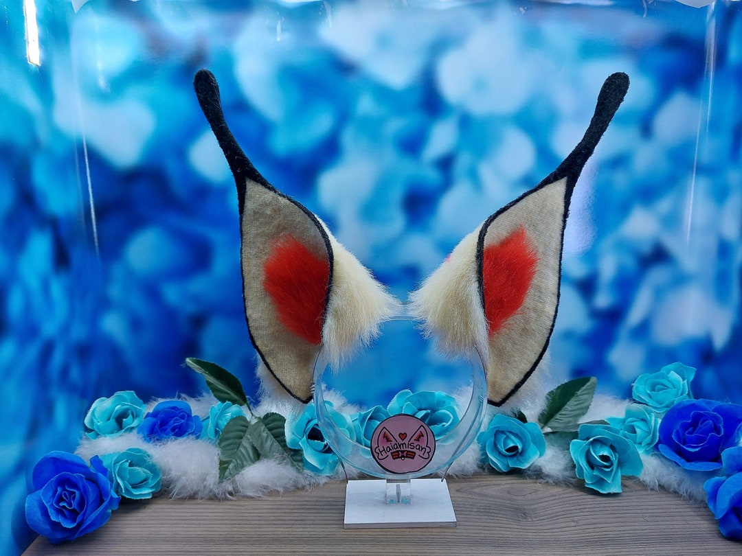 Rainha Beelzebub Hazbin Hotel Faux Fur Ears V1 or V2 | Cosplay Costume ...