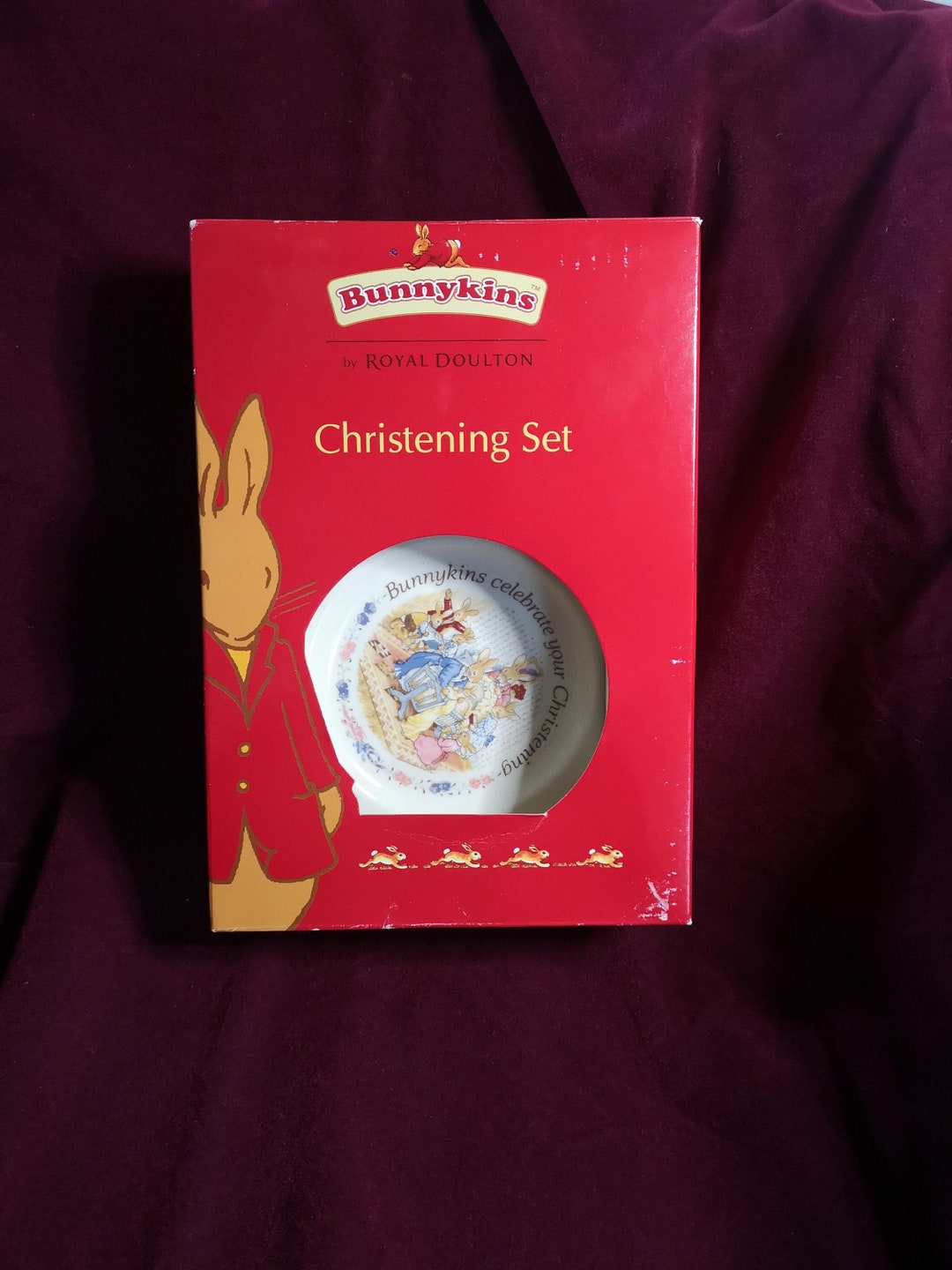 Royal Doulton Bunnykins Christening Set Plate and Mug. - Etsy