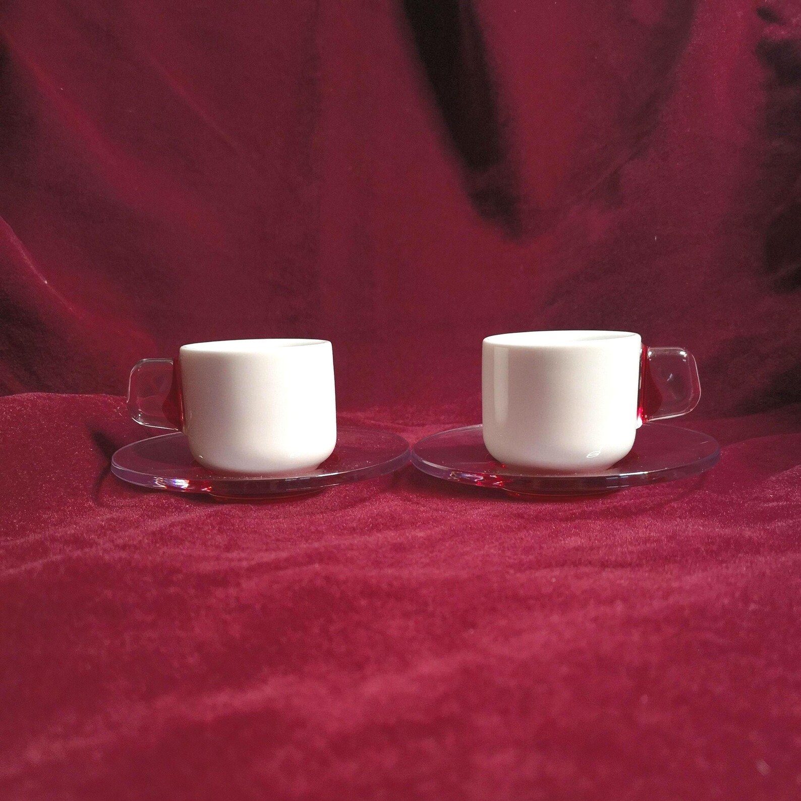 Vintage Guzzini Espresso Cup and Saucer Set x2 - Etsy
