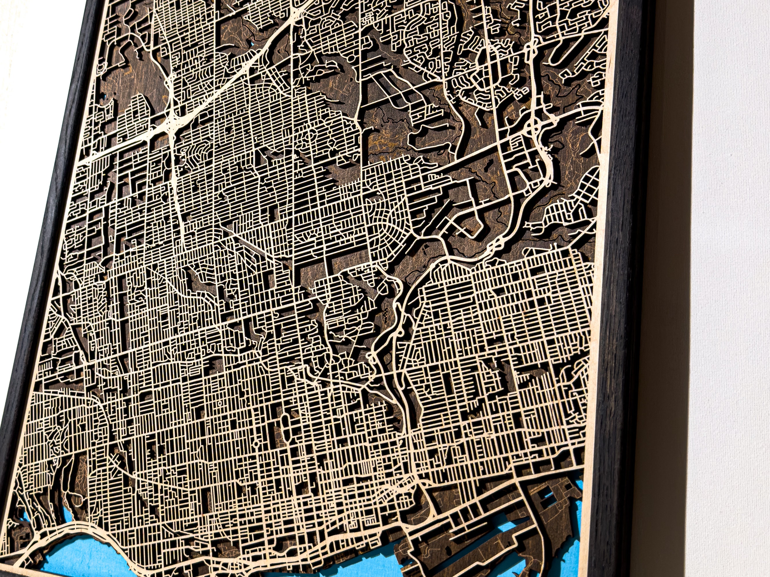 Personalized Wooden City Map: Laser Cut France Map Art - Etsy