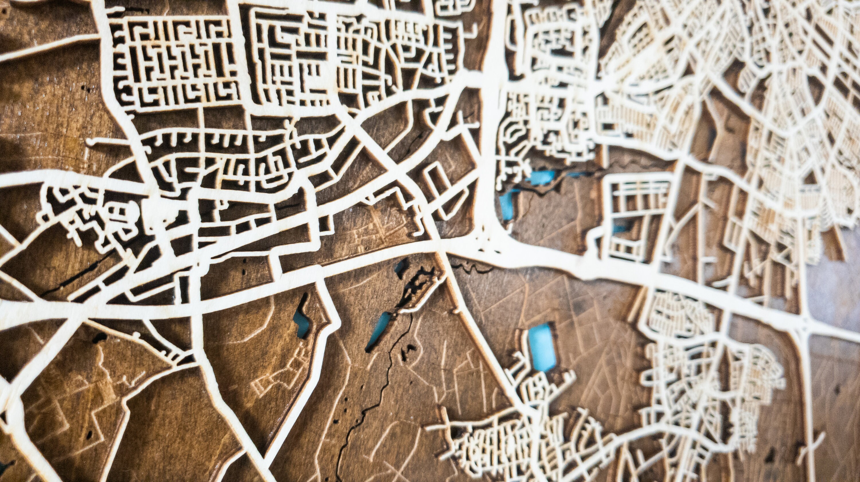 Custom Wooden Map With Laser Cut Elements Personalized Name - Etsy ...