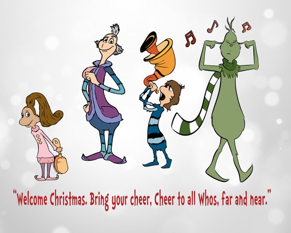 Who People Who's From Whoville Dr.seuss Characters the - Etsy