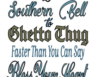 Ghetto Thug Svg - Etsy