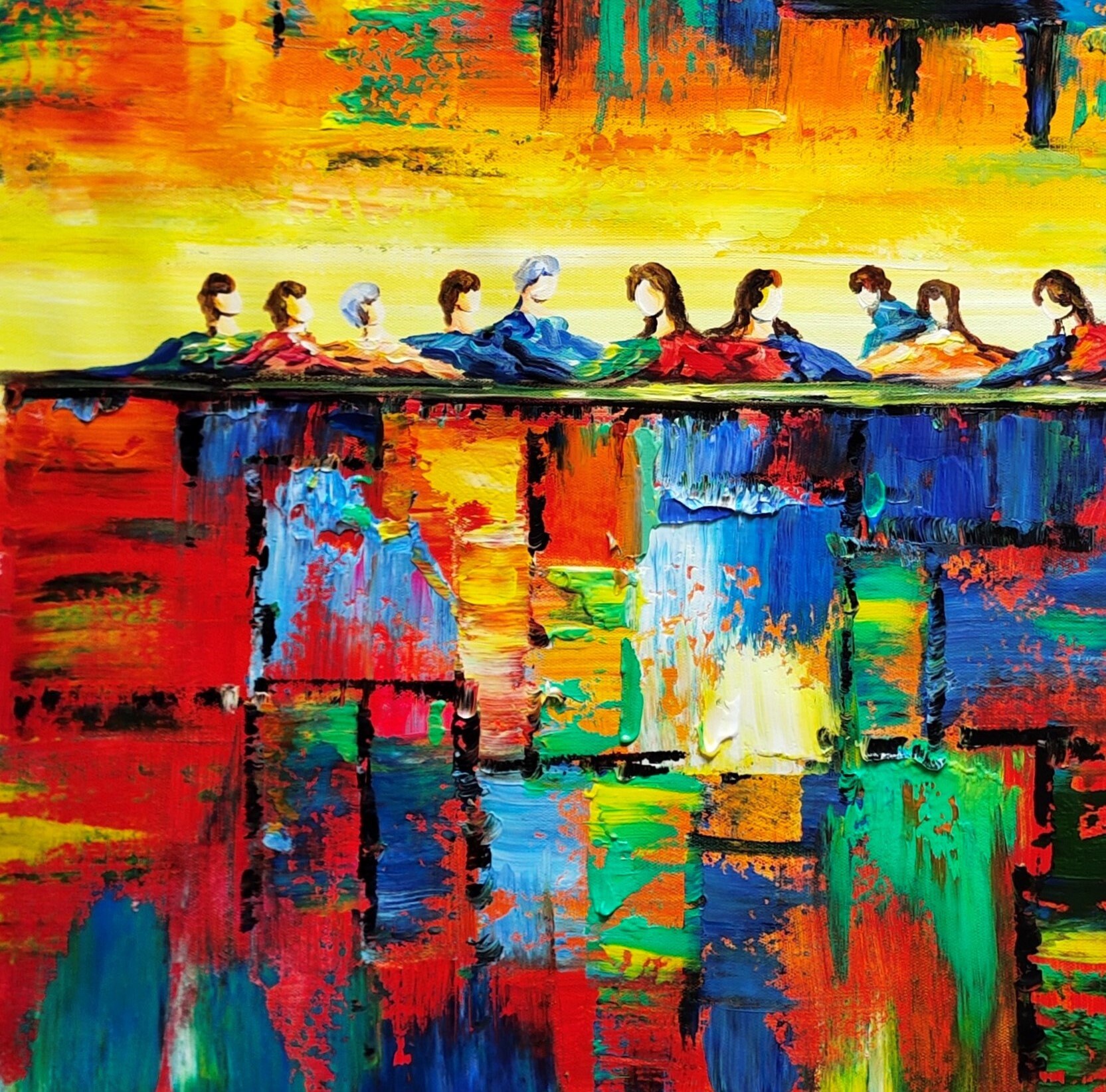 Maze Last Supper-Don Rony-T65-Large Canvas Home Decor Holiday | Etsy