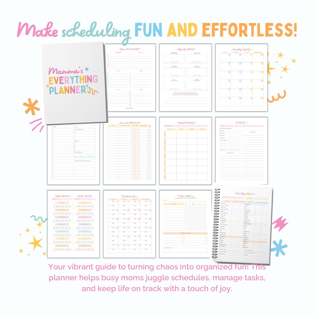 Mama's Everything Planner Packed With Daily, Weekly, and Monthly ...