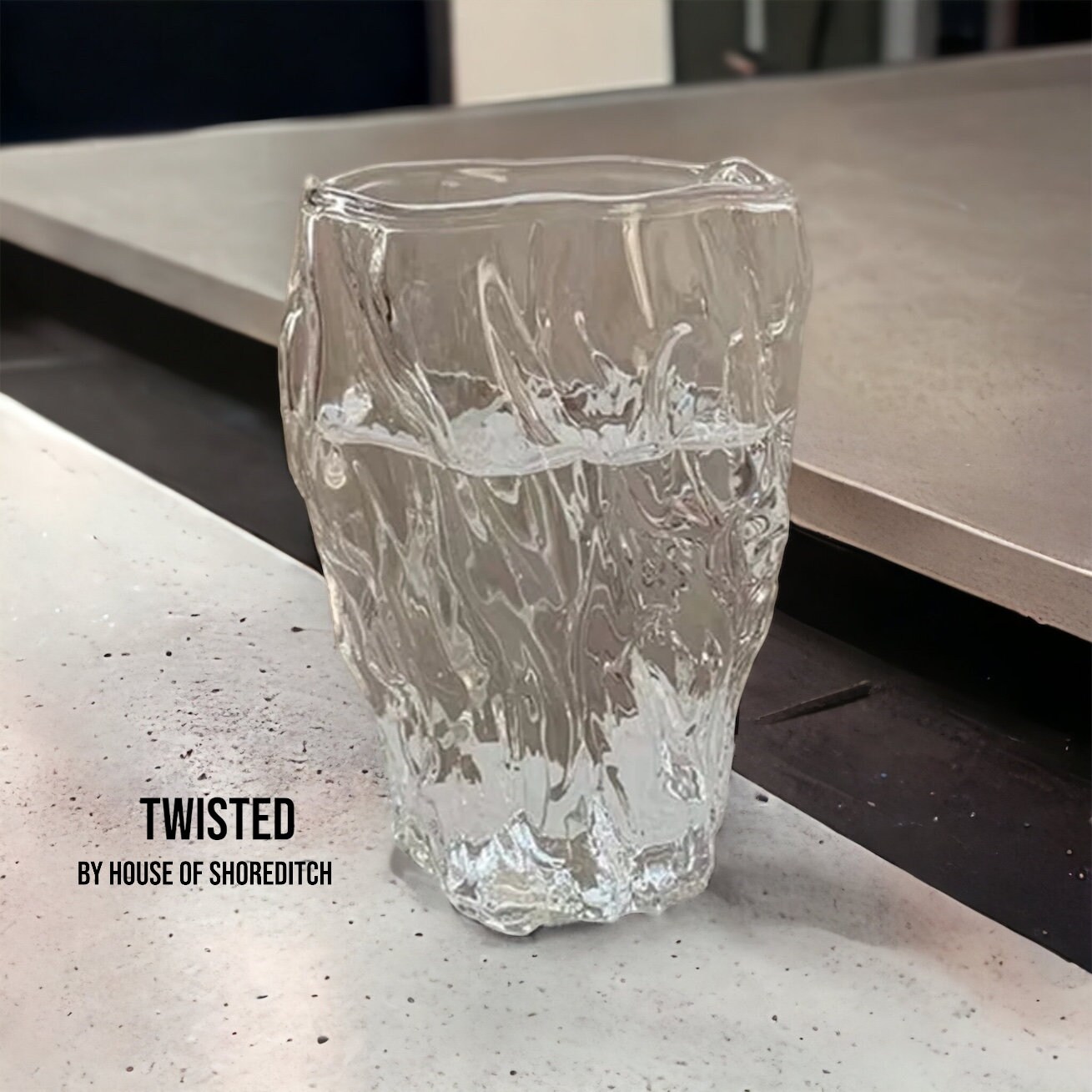 TWISTED Wavy, Ripple, Nordic, Tumbler, Glassware for Espresso, Latte ...