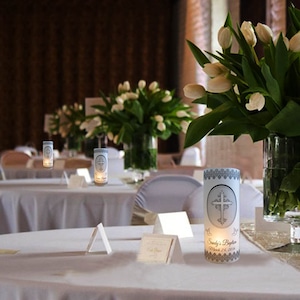 12 Personalized ,baptism, Christening Centerpiece Table Decoration ...