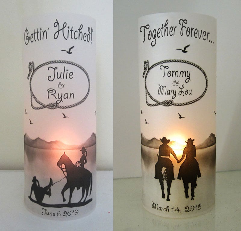 12 Personalized Western Cowboy Wedding Anniversary - Etsy