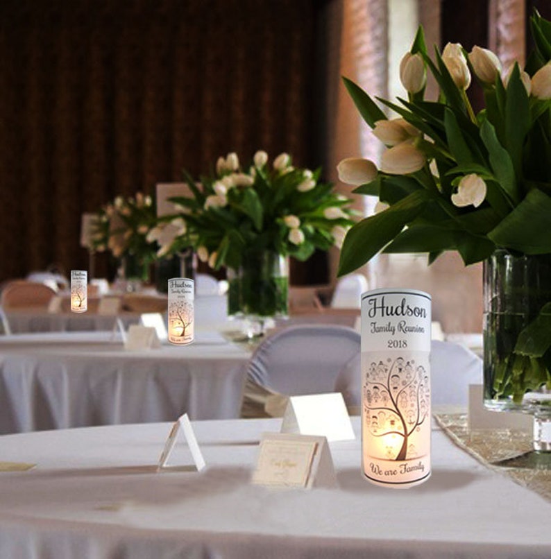 12 Personalized Family Reunion Party Centerpiece Table Decor - Etsy