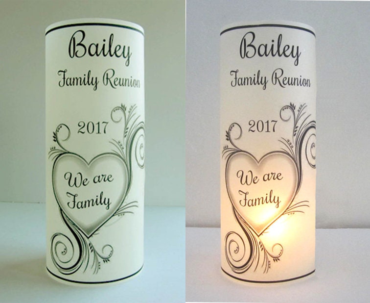 12 Personalized Family Reunion Party Centerpiece Table Decor - Etsy