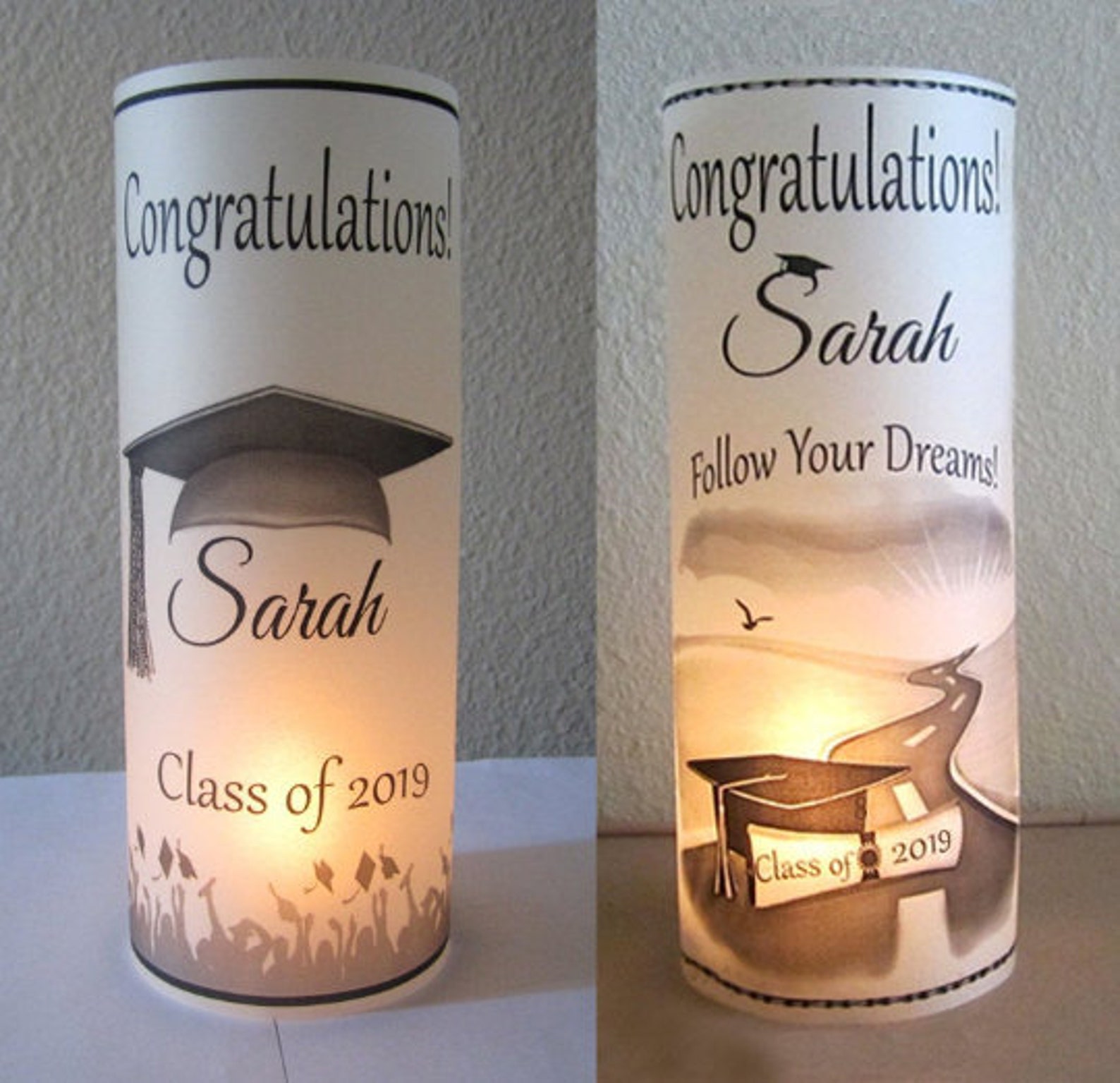 12 Personalized Graduation Centerpiece Table Decoration - Etsy