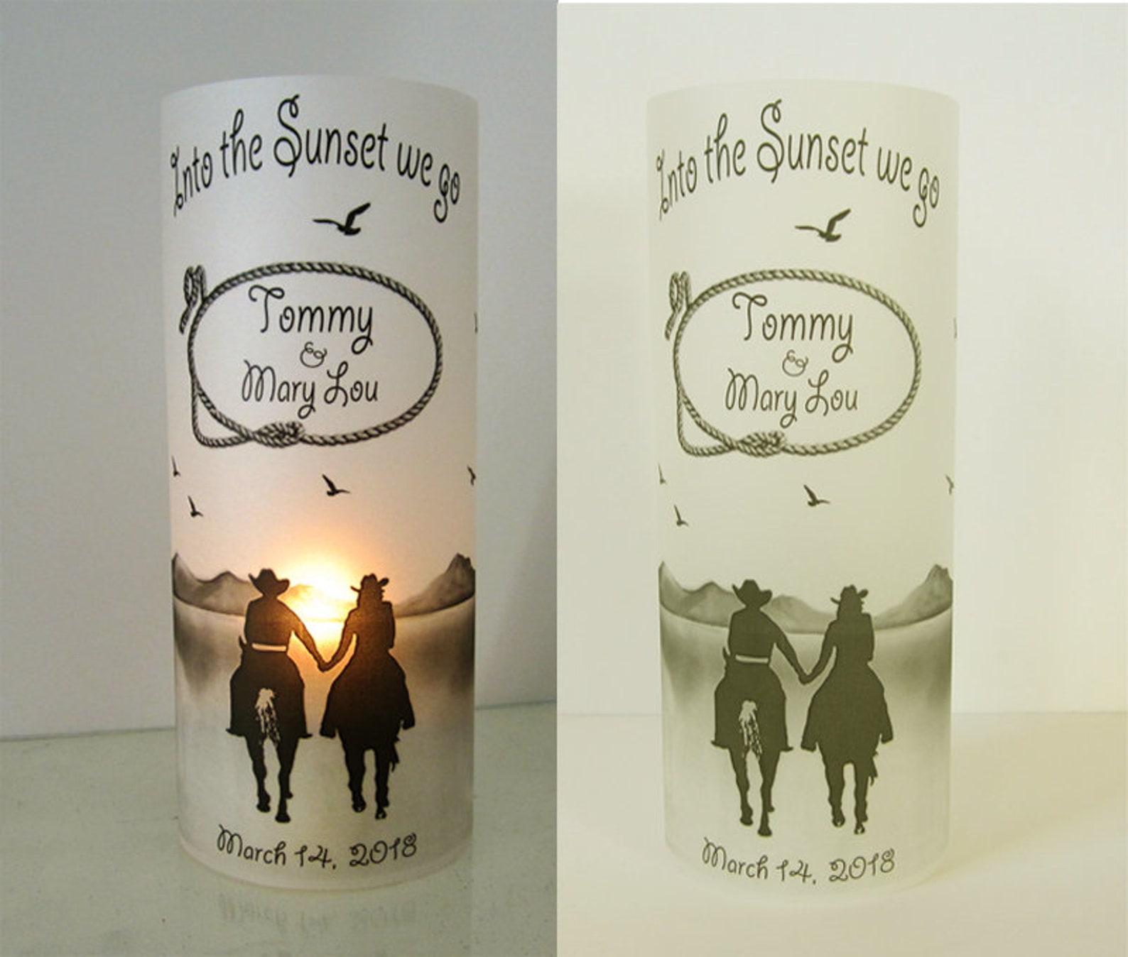 12 Personalized Western Cowboy Wedding Anniversary - Etsy