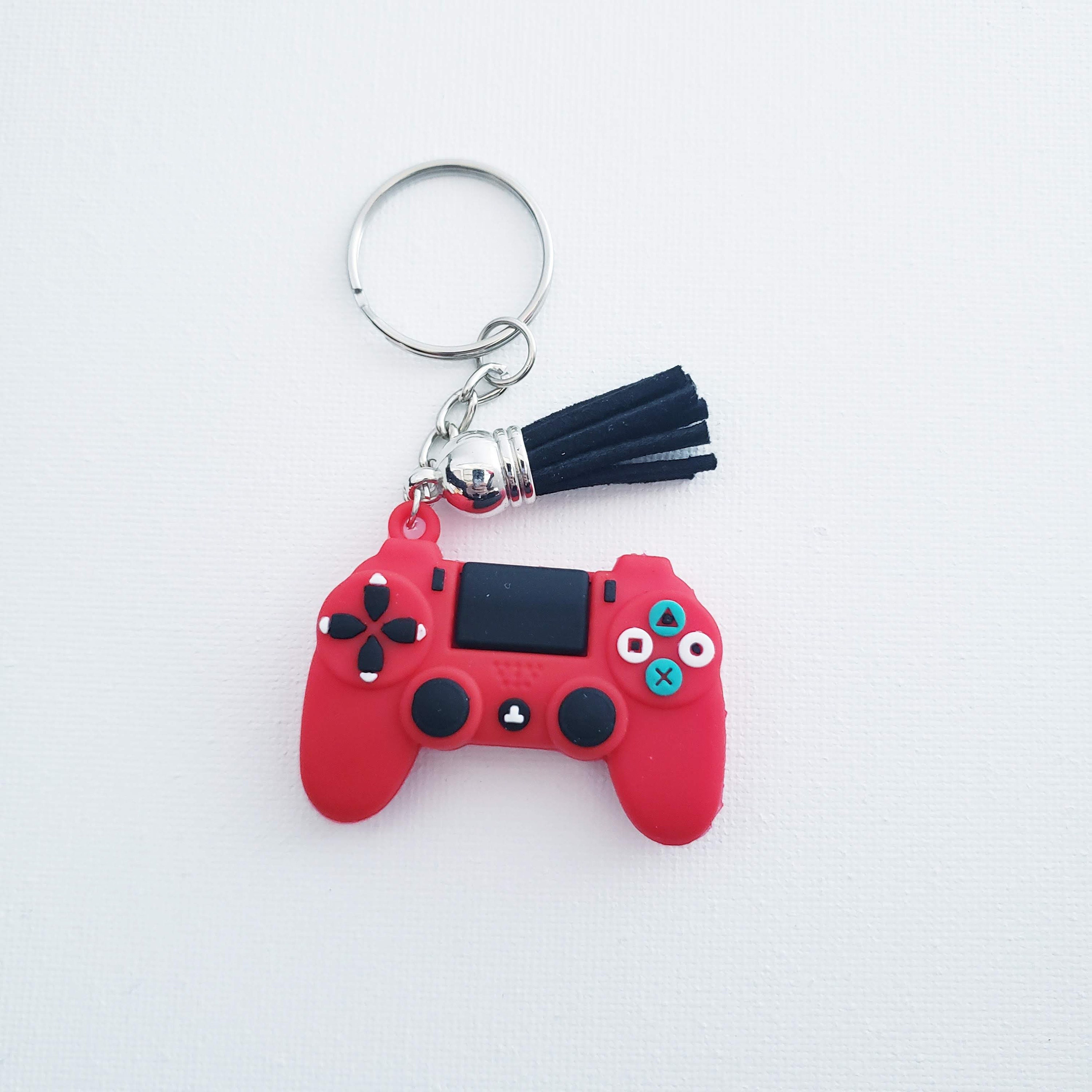 Red Game Controller Earring Game Controller Keychain Decoration for ...