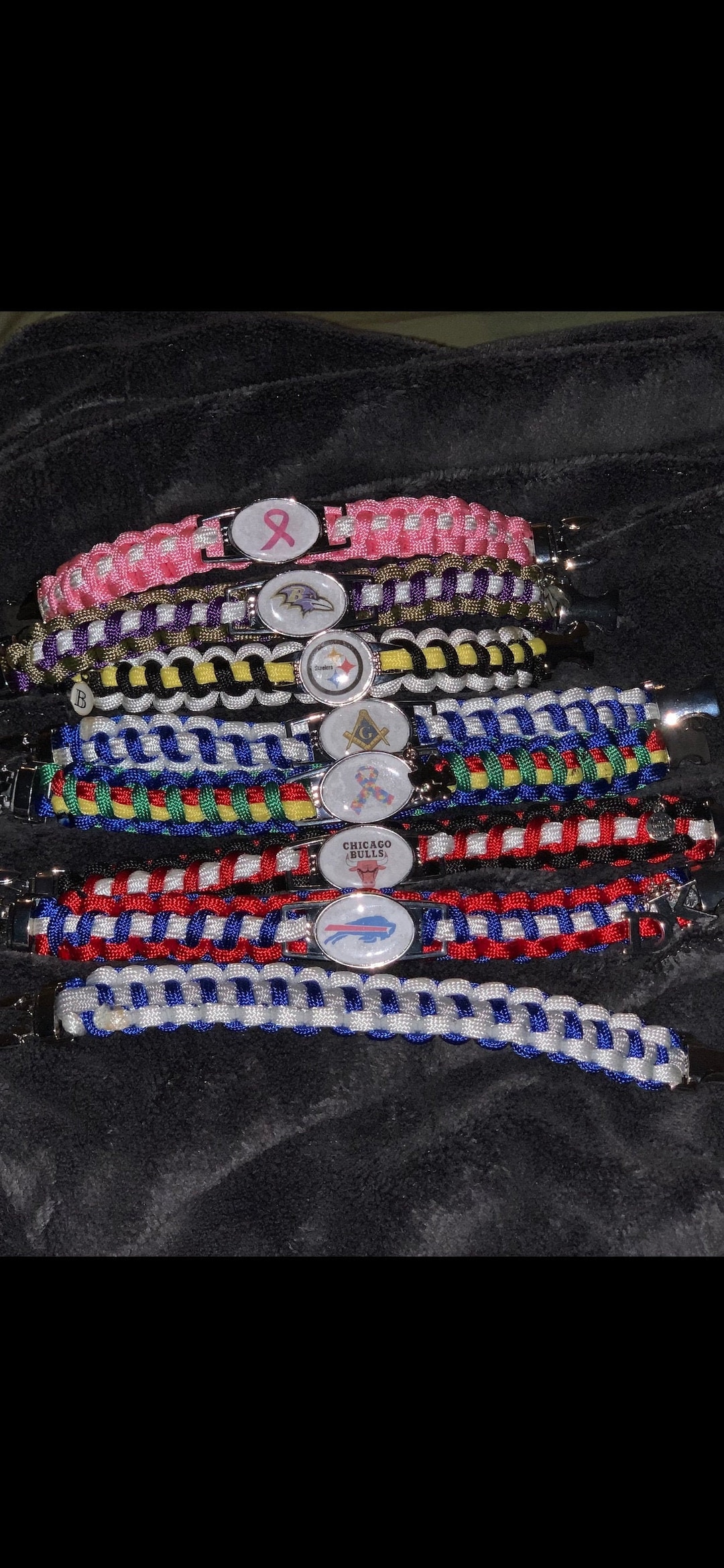 Custom Paracord Bracelets - Etsy