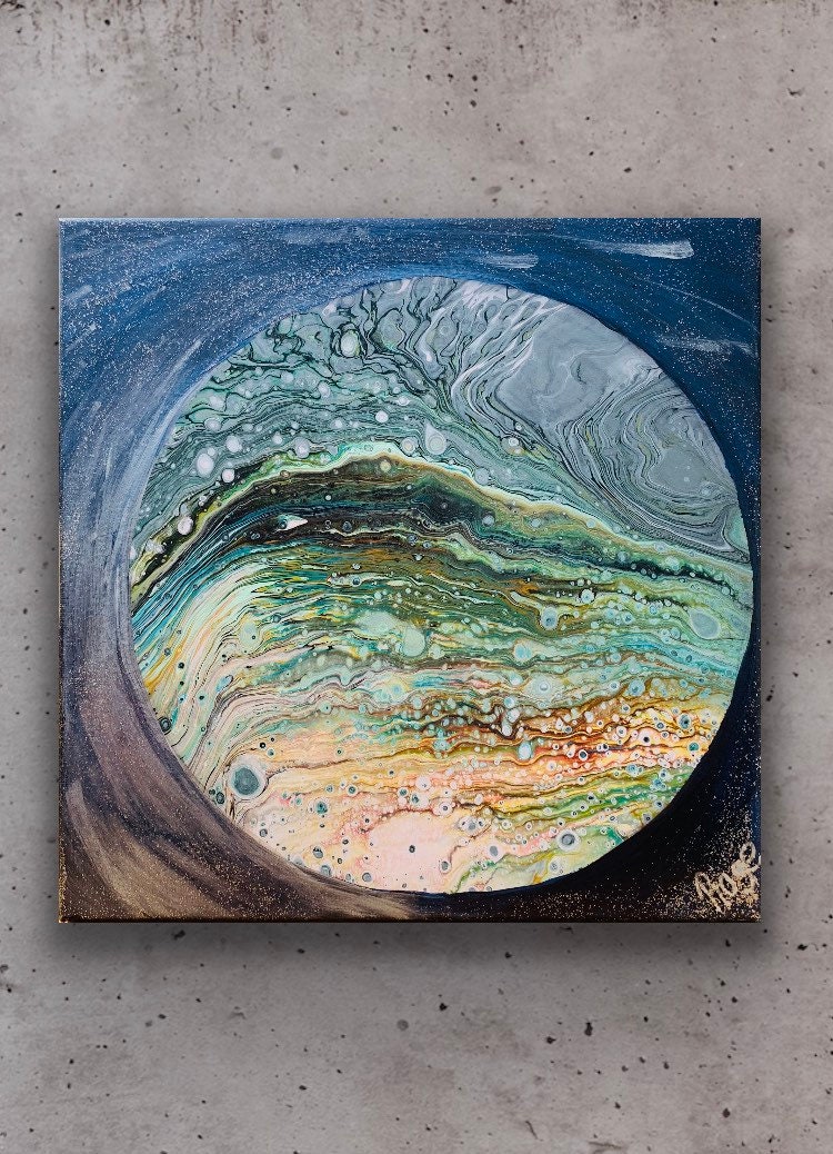 Acrylic Painting 12x12 Inch - Etsy UK