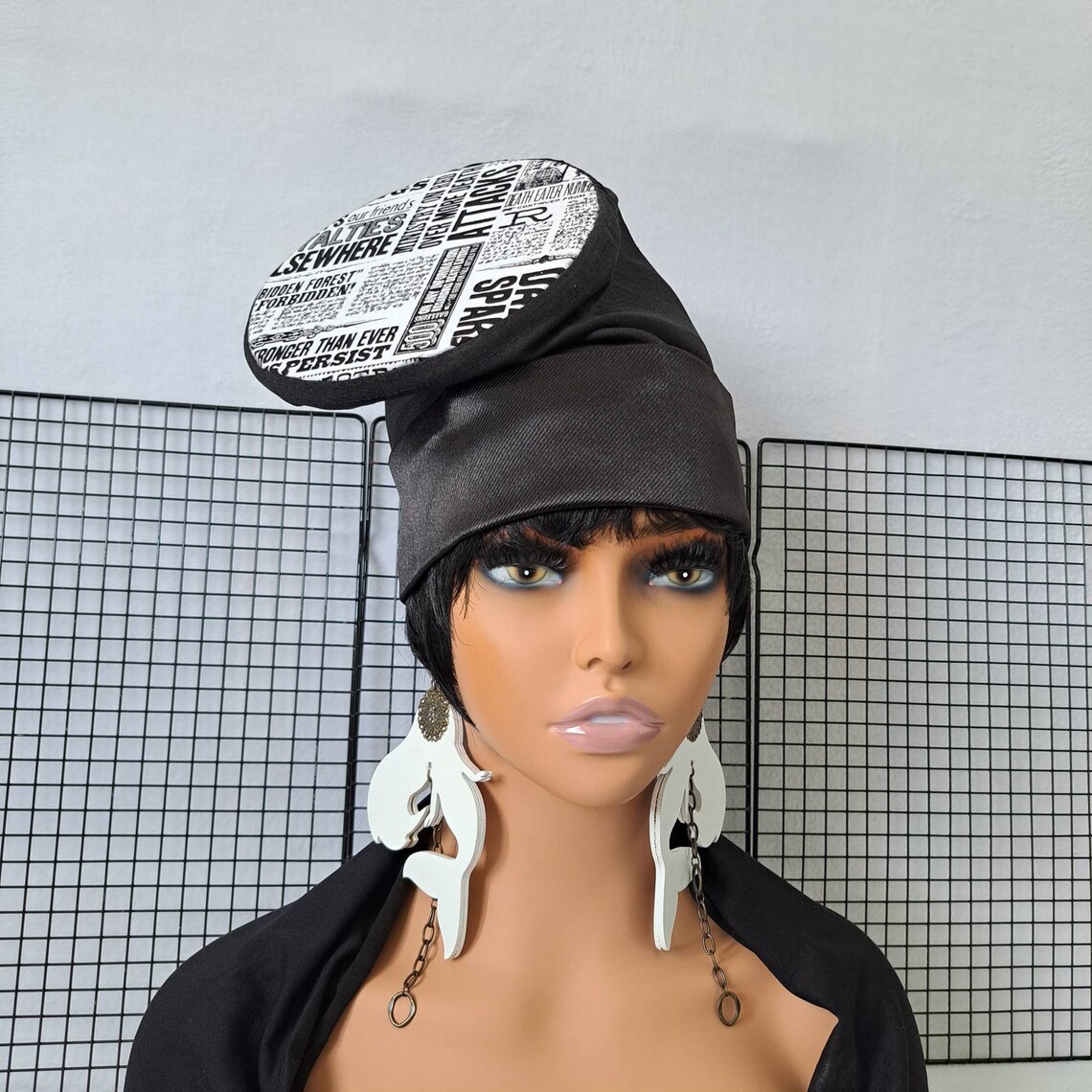 Wide Brim Slouchy Tilt Streetwear Flat Cap by Slouch Hats for - Etsy