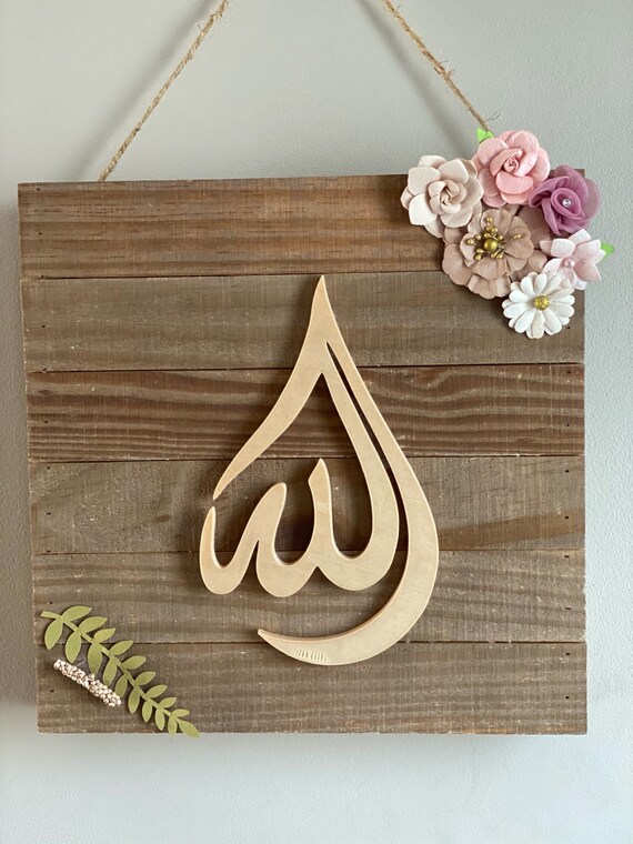 Wall Hangings Wall Décor Home Décor Rustic Wood Plaque Wall Décor ...