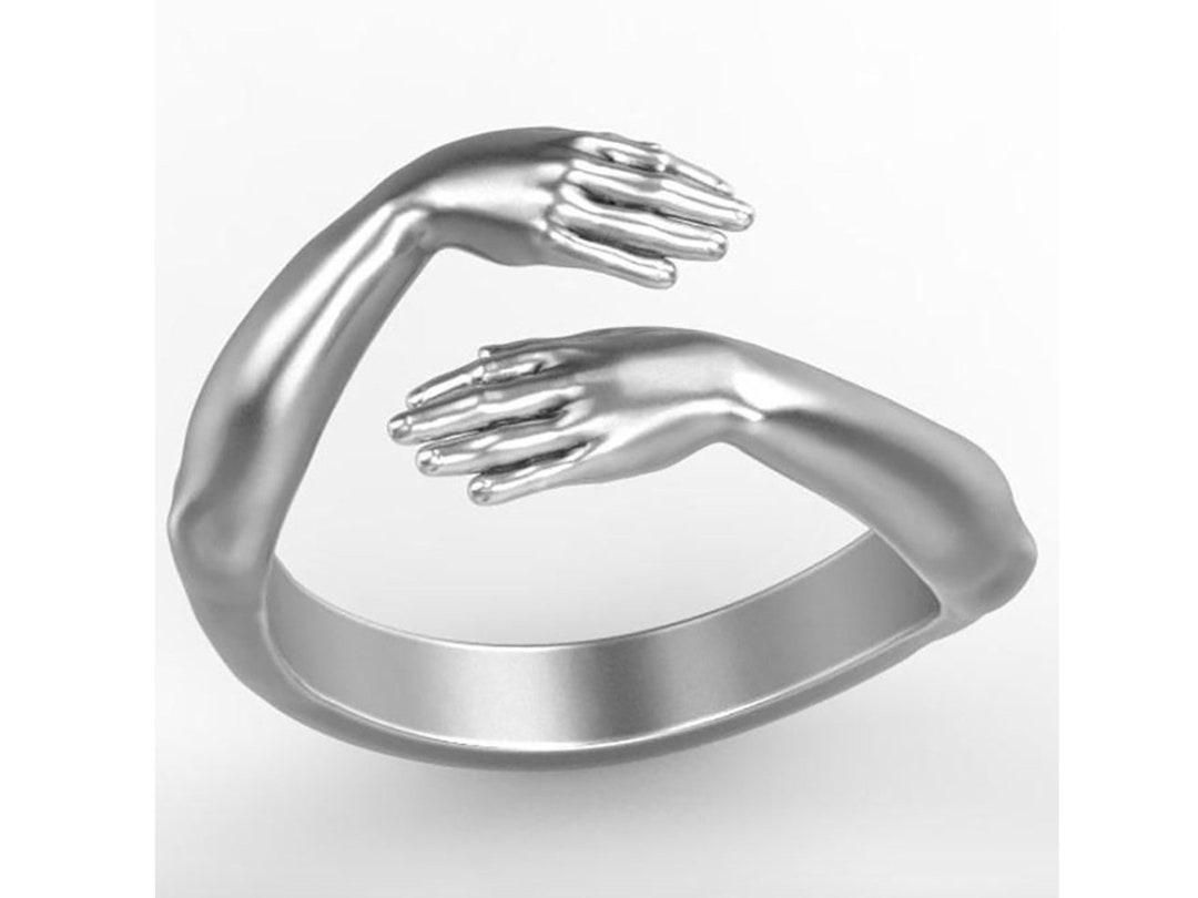 Love Hugging Ring Hug Ring Lover Ring Adjustable Ring Gift - Etsy