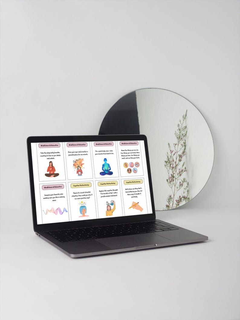 Coping Skills Challenge: Printable CBT Card Game for Kids and Teens ...