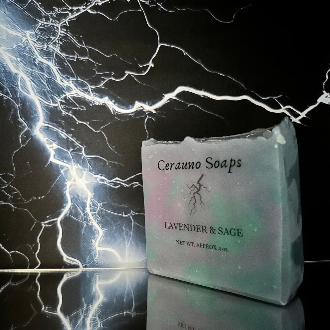 Lavender and Sage Cottagecore Inspired Vegan Soap Bar | Rustic Artisan ...