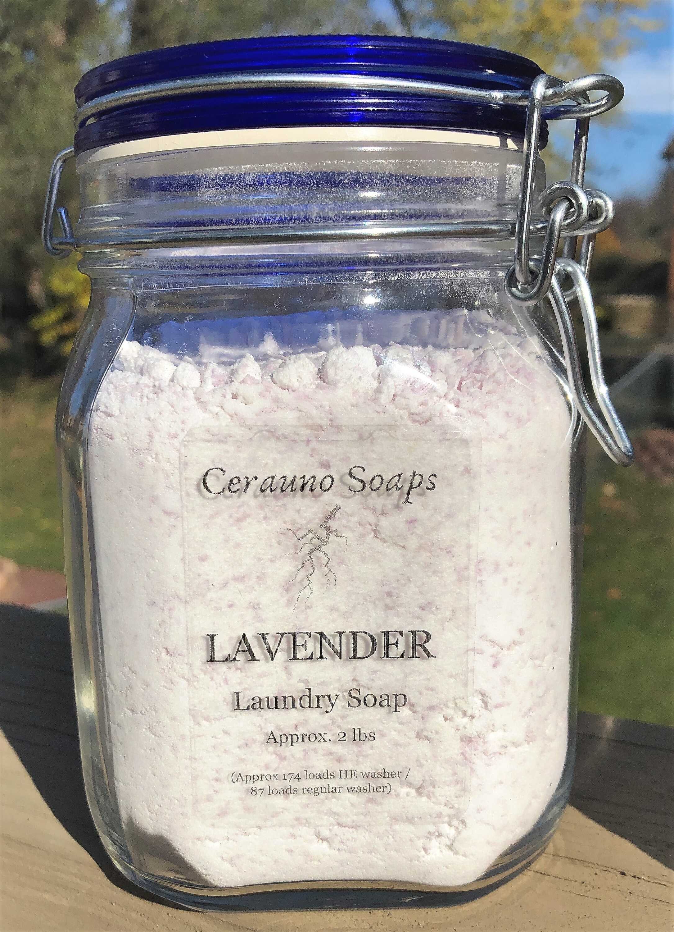 Lavender Scented Natural Powder Laundry Soap | Boosted With Baking Soda ...