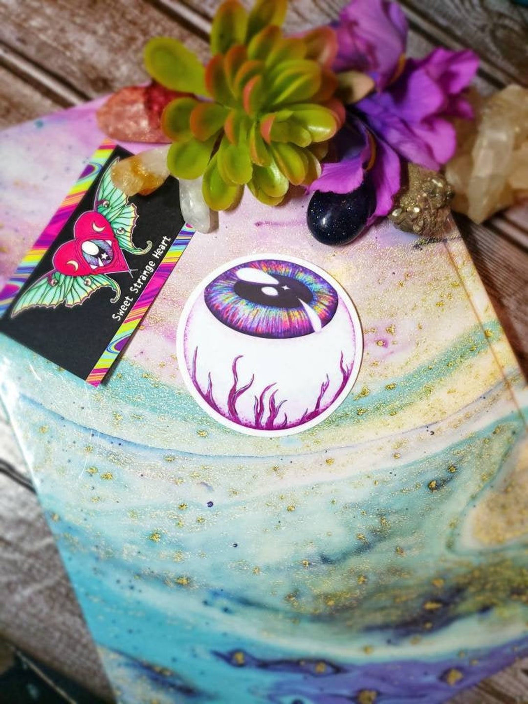Chroma Eyeball Vinyl Sticker - Etsy