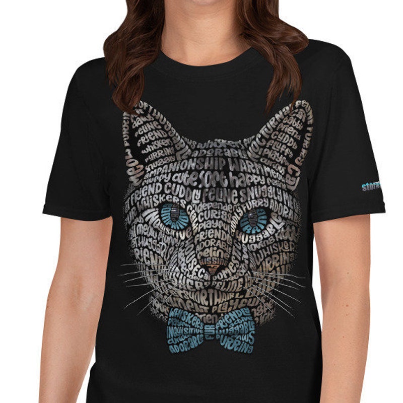 Cat Typography - Etsy