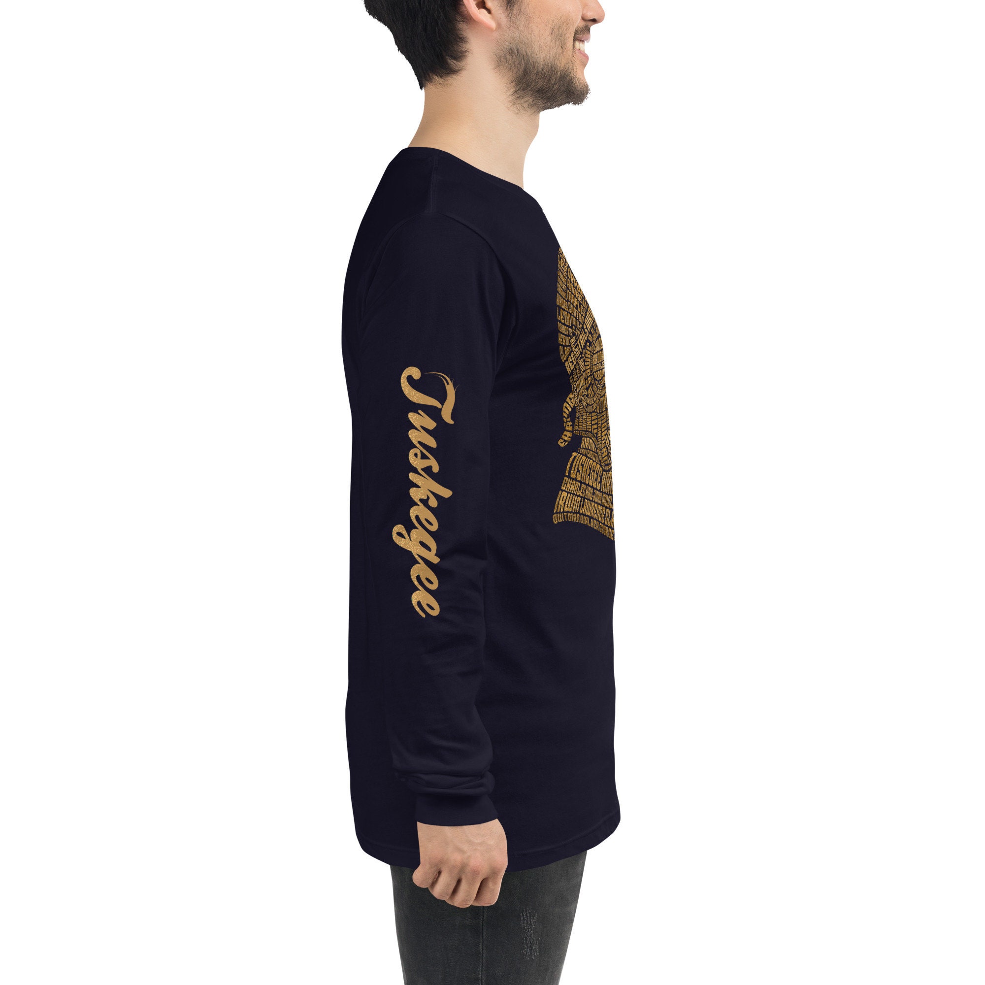 Tuskegee Airmen Tribute in Gold on Unisex Long Sleeve Tee - Etsy