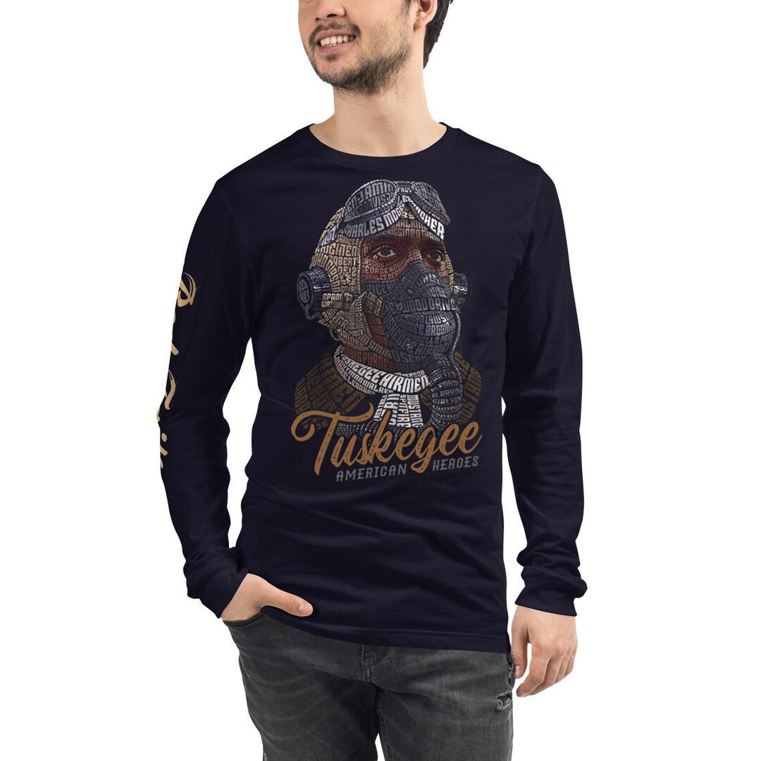 Tuskegee Airmen American Heroes Tribute on Unisex Long Sleeve Tee - Etsy