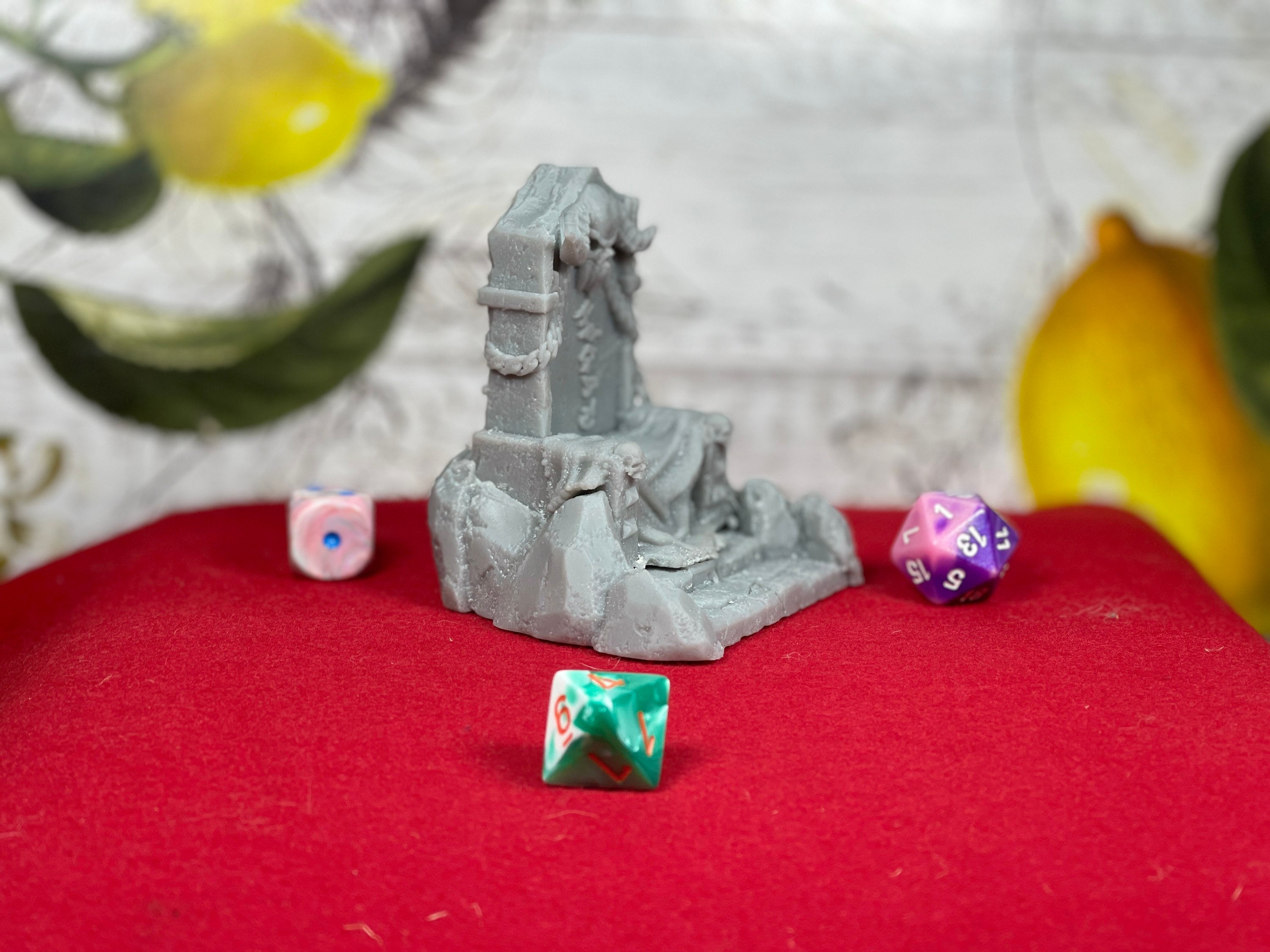 Throne Scatter Terrain Flesh of Gods 3D Fantasy Miniature - Etsy UK