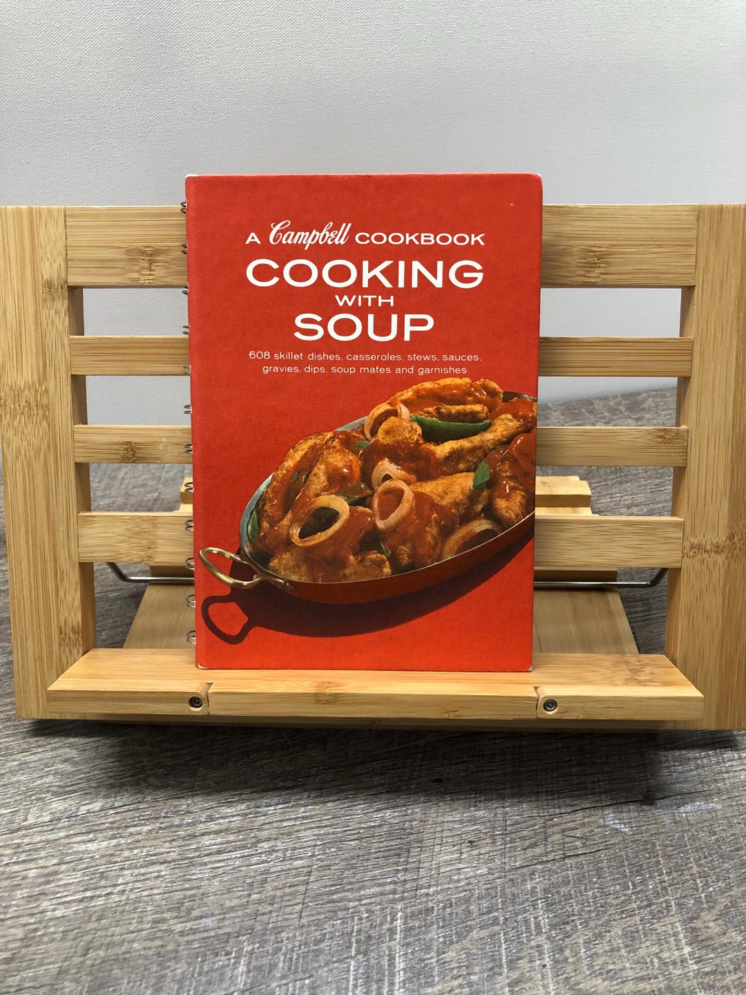 1977 Campbell Cookbook Cooking With Soup; 14th Edition; Spiral Bound ...