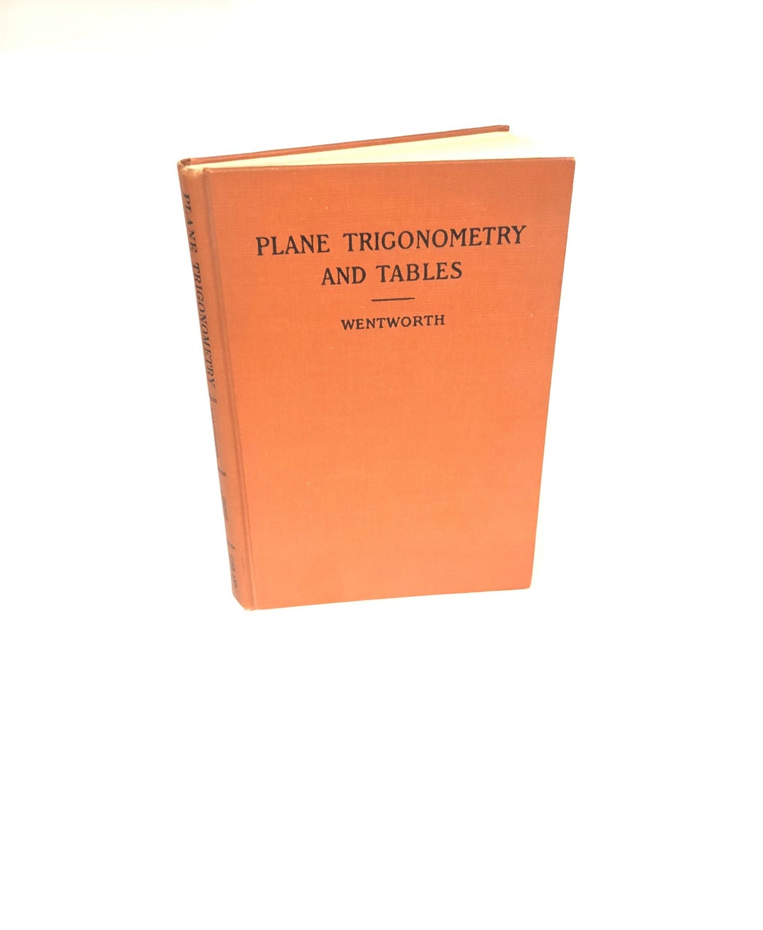 1903 Plane Trigonometry and Tables Antique Trigonometry Book Antique ...