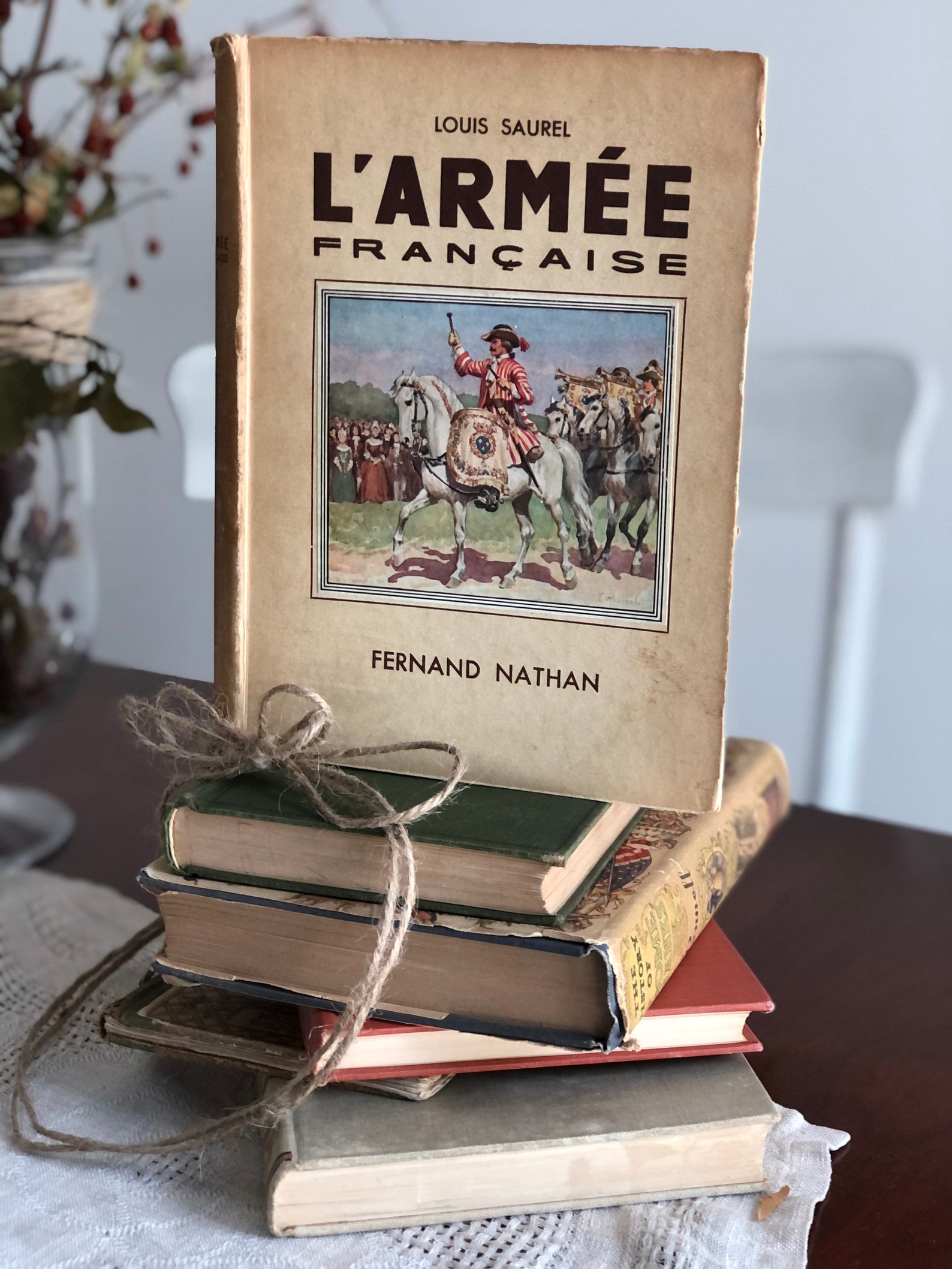 Vintage Book Decor Antique and Vintage Curated Book Bundle Farmhouse ...