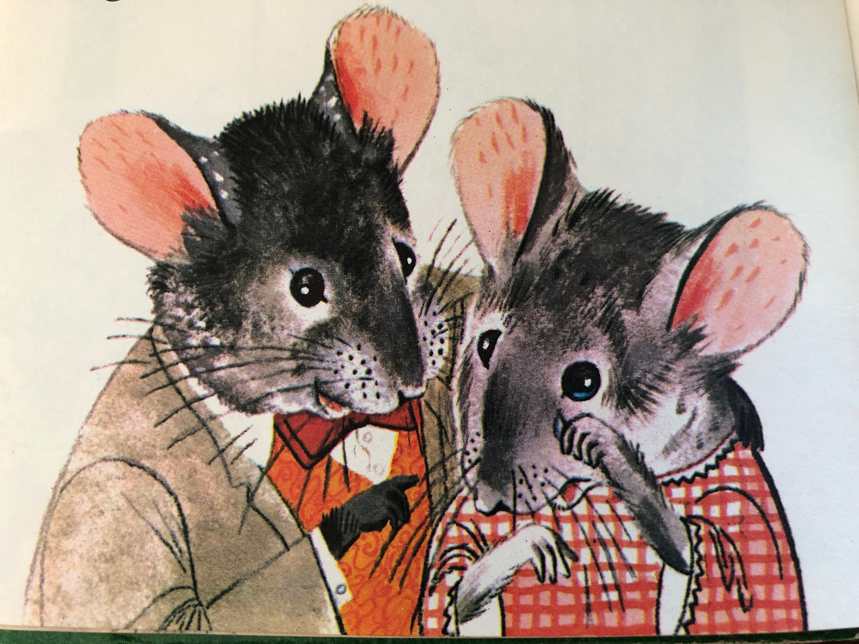 1965 the Town Mouse and the Country Mouse Whitman Tell A Tale Books ...