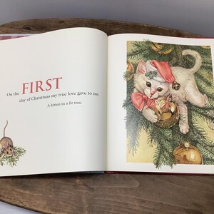 1998 the Twelve Days of Christmas Cats Christmas Cat Book Tabby Cats ...