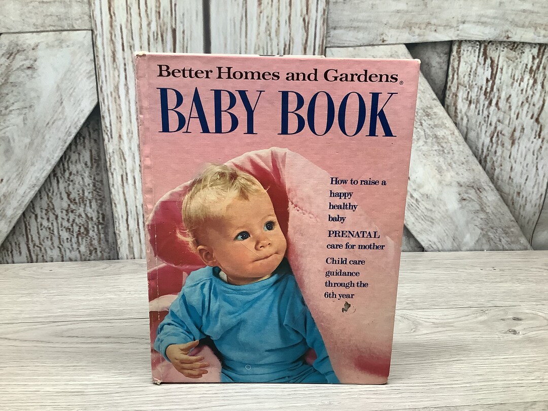 1969 Better Homes and Gardens Baby Book Book Cover Junk Journal Cover ...