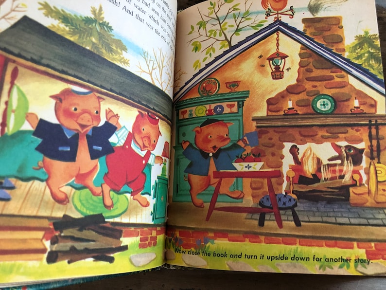 Little Red Riding Hood / the Three Little Pigs Two in One - Etsy