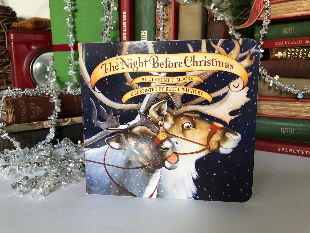 The Night Before Christmas Board Book Classic Christmas - Etsy