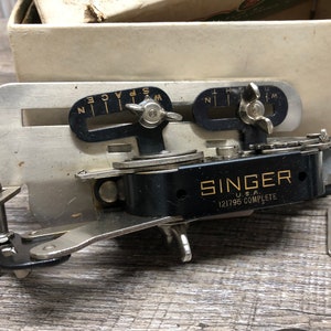 Vintage 1946 Singer Buttonhole Attachment No 121795 for Singer Lock ...