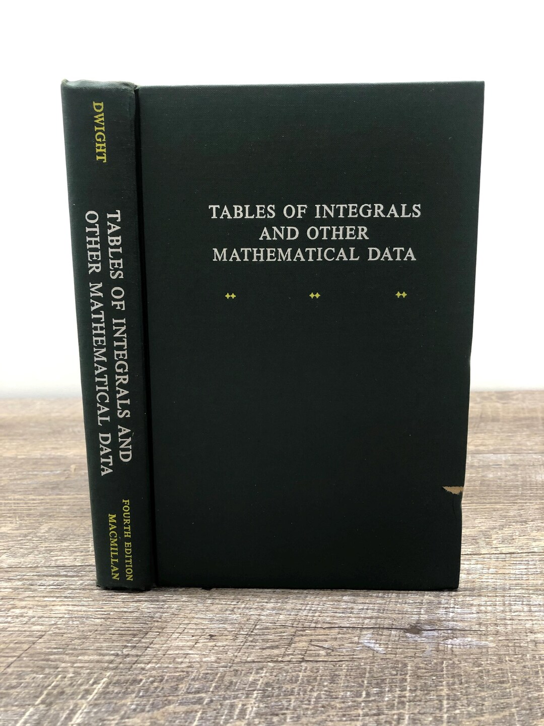 1961 Tables of Integrals and Other Mathematical Data; Vintage Algebra ...